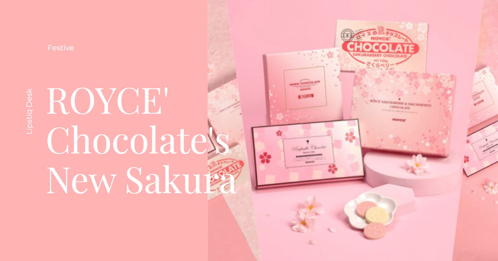 ROYCE' Chocolate's New Sakura Collection Blossoms For Mother's Day ...